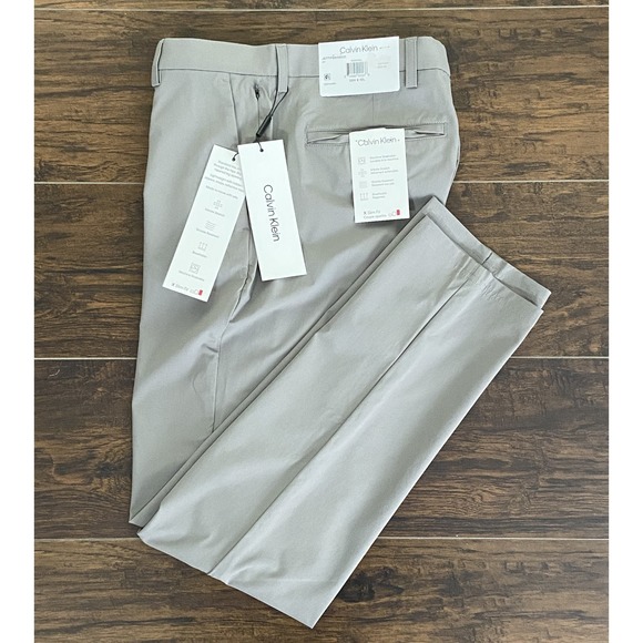 Calvin Klein | Pants | Calvin Klein Mens 32x3 Slim Fit Tech Pants ...